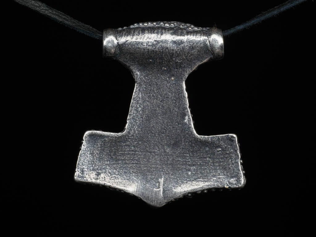 Thor's Hammer Skane Mjolnir Pendant Viking Jewelry Norse Nord Mythology ...
