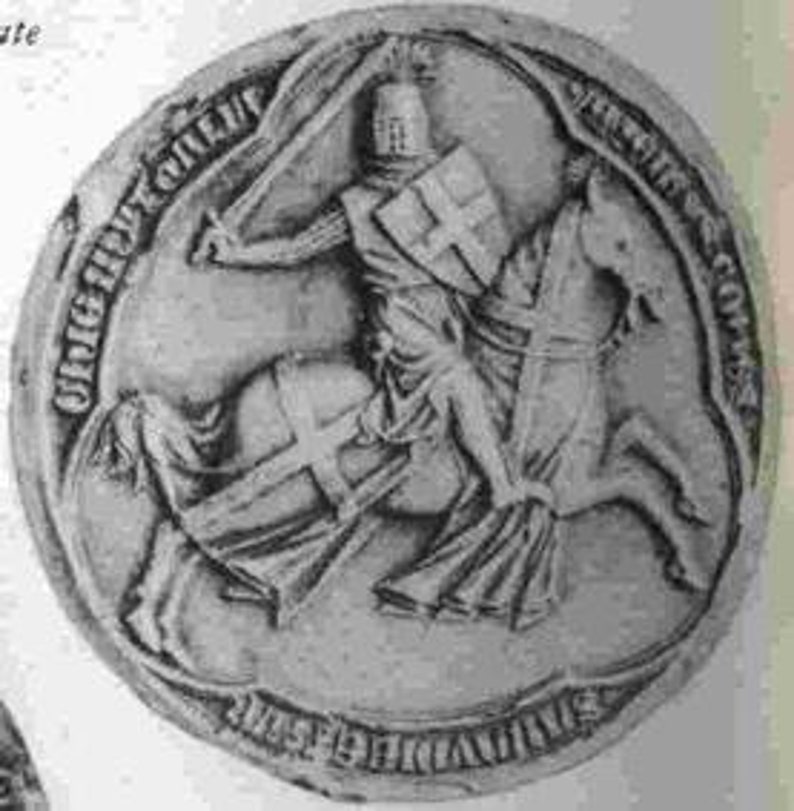 Bellum Sanctum Knight Symbol of Christian Crusades of 12-14 Centuries ...