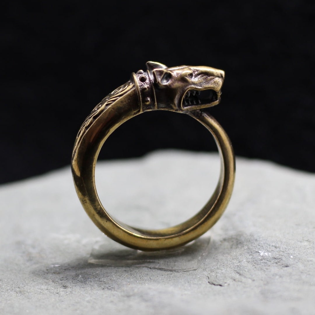 Big Pit Bull Terrier Hooligan Jewelry Ring. Dog Head Aggressive Masculine Jewelry Ring. Ring ...