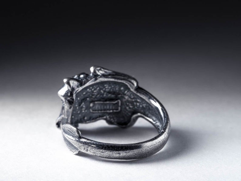 Cute Sleeping Dragon Ring. Baby-dragon on the Finger. Ethnic Style ...