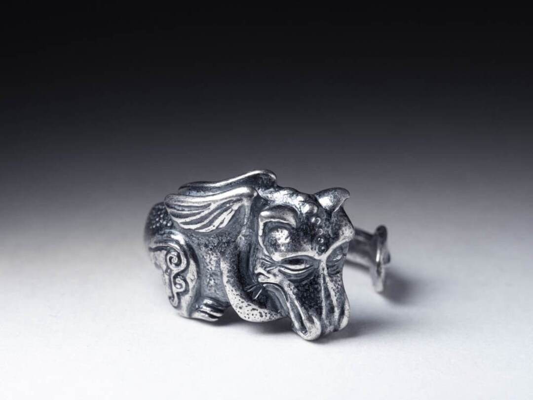 Cute Sleeping Dragon Ring. Baby-dragon on the Finger. Ethnic - Etsy