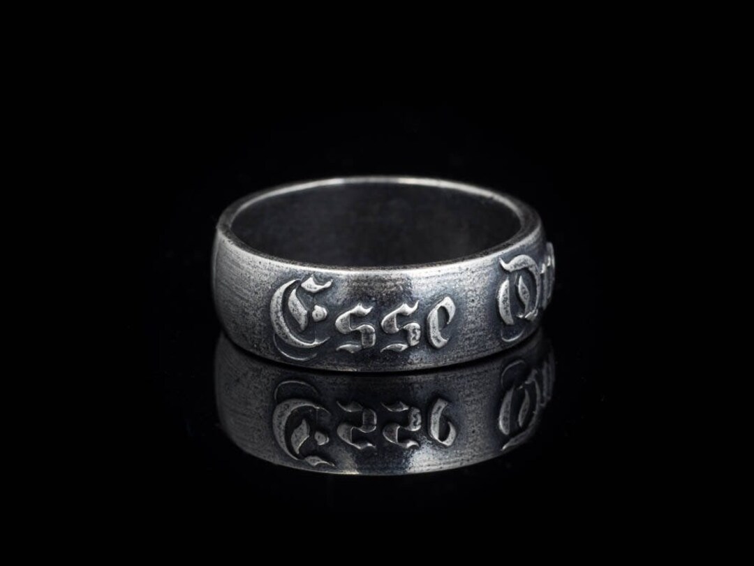 Esse Quam Videri Latin Phrase Jewelry Ring. Philosophical Latin Wisdom ...