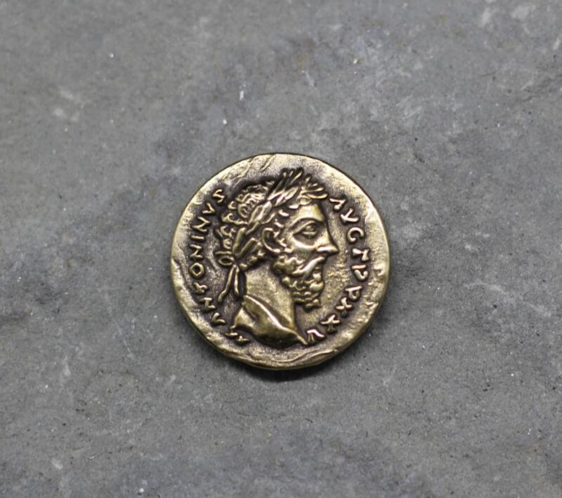 Marcus Aurelius Denarius Replica Coin. Roman Empire Coin. Stoicism ...