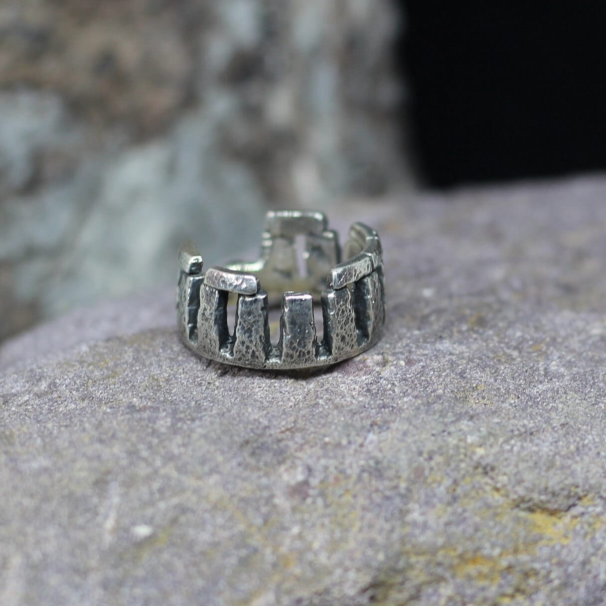 Neolithic Stonehenge Miniature Jewelry Ring. Druid - Etsy