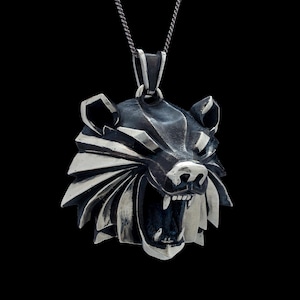 Bear Medallion School of Cosplay Jewelry Pendant. White Wolf Magic ...