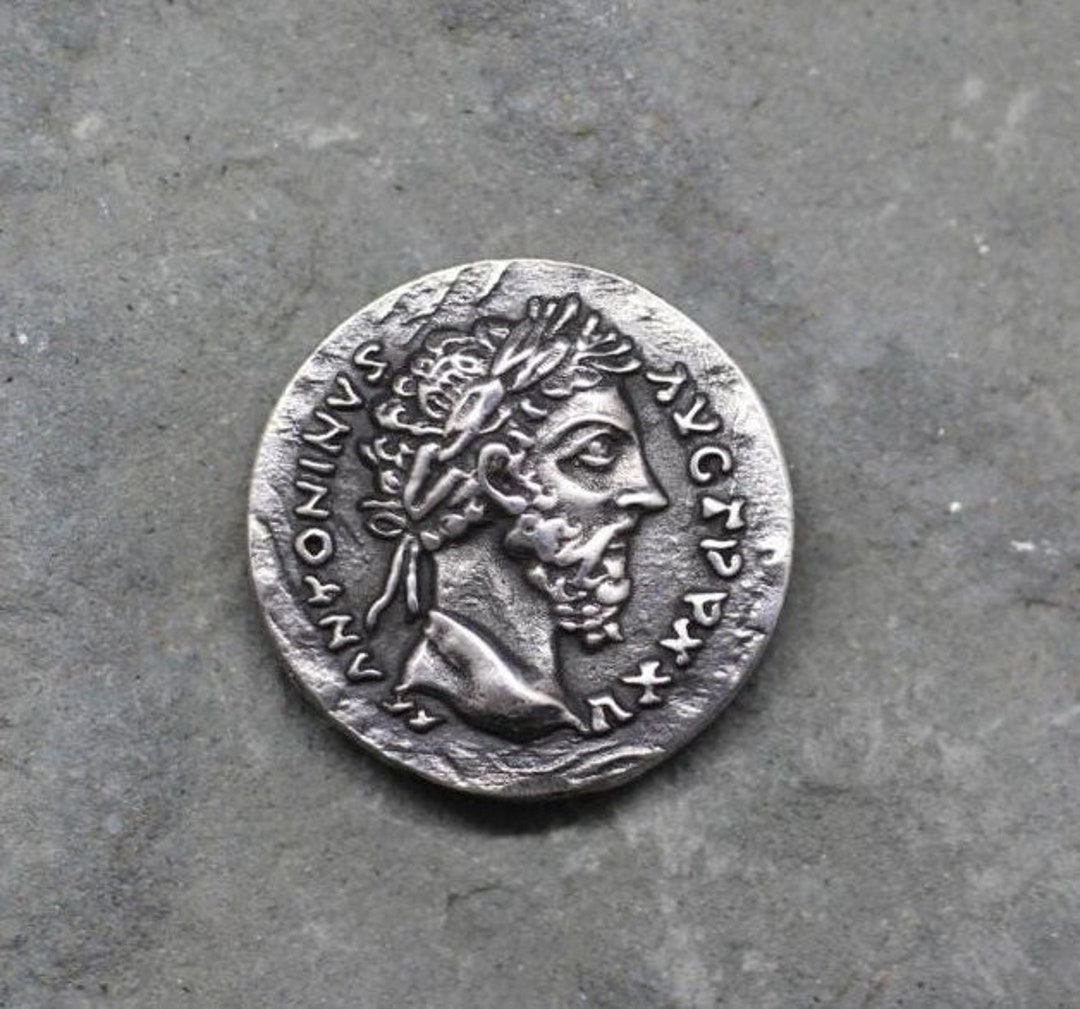 Marcus Aurelius Denarius Replica Coin. Roman Empire Coin. Stoicism ...