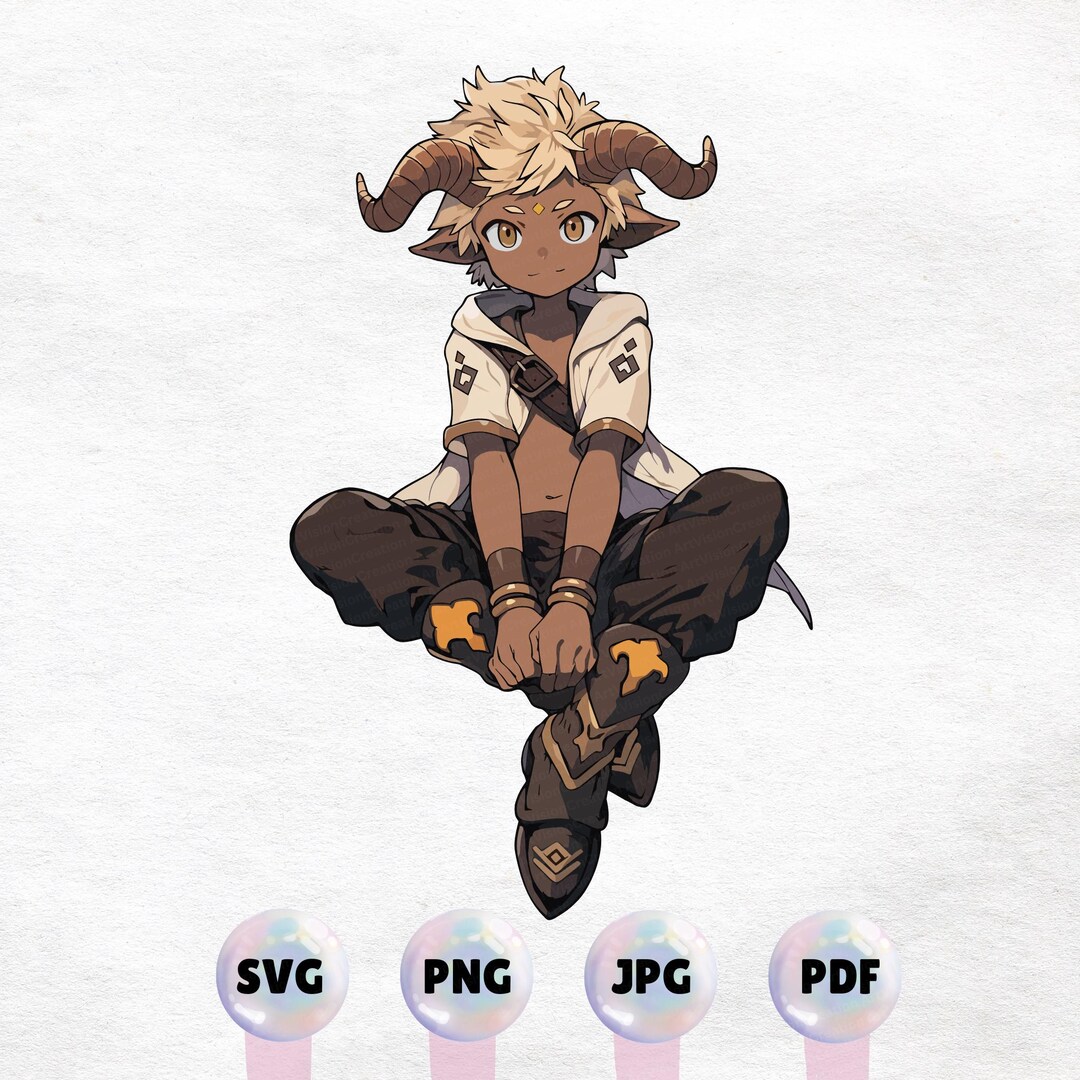 Satyr Boy – Fantasy Mythology Clipart - Cute Mythical Illustration ...