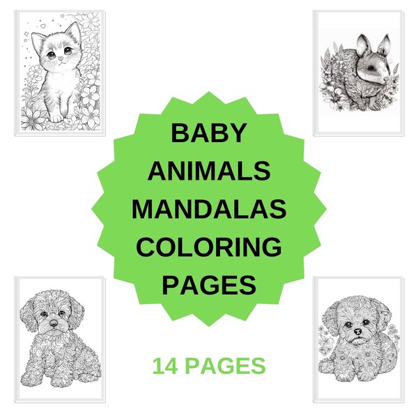 Mandala Coloring - Etsy