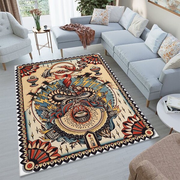 Tattoo Rug - Etsy