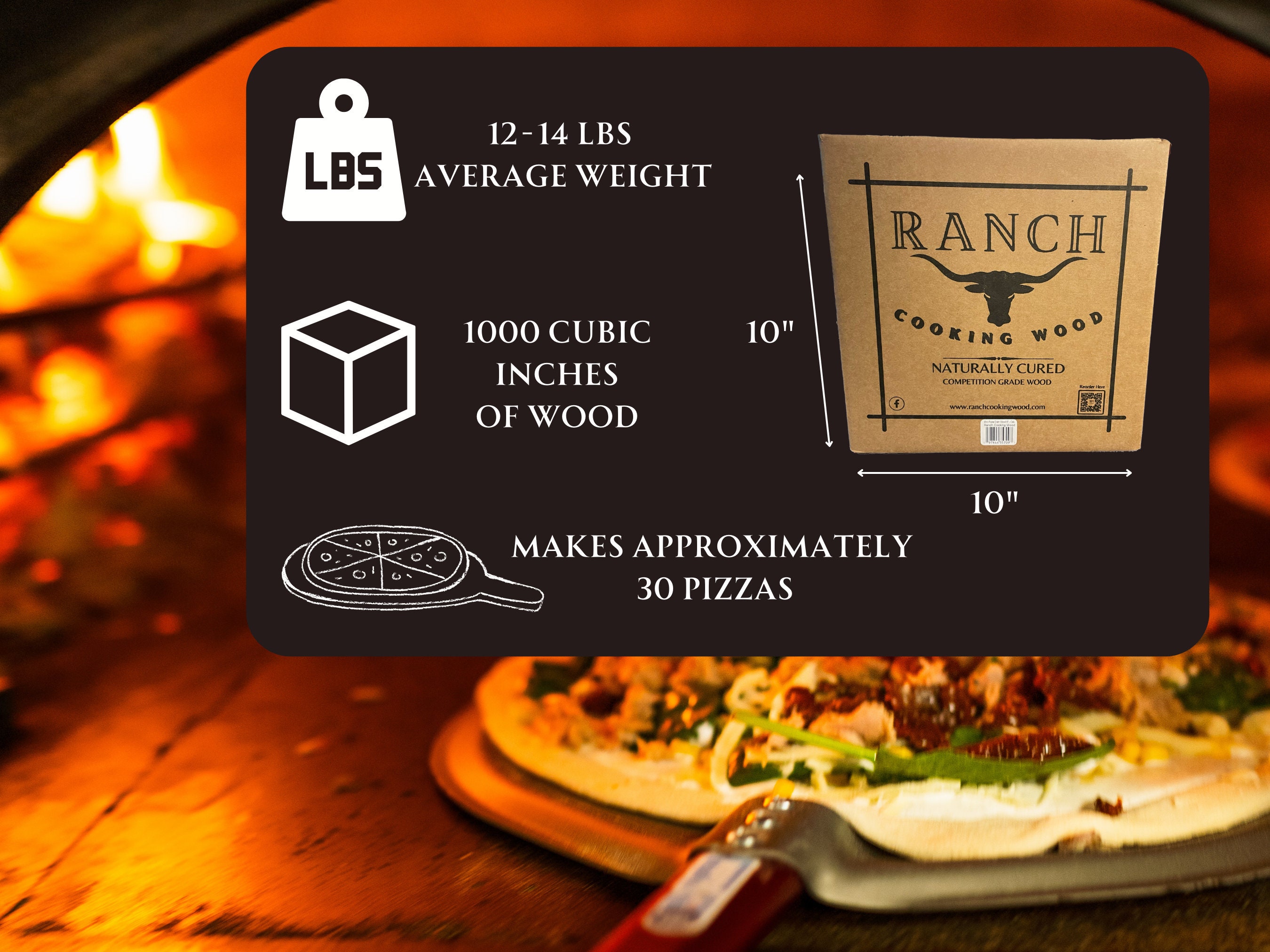 Ranch Cooking Wood Mini Pizza Oven Wood for Portable Wood Pizza Ovens ...