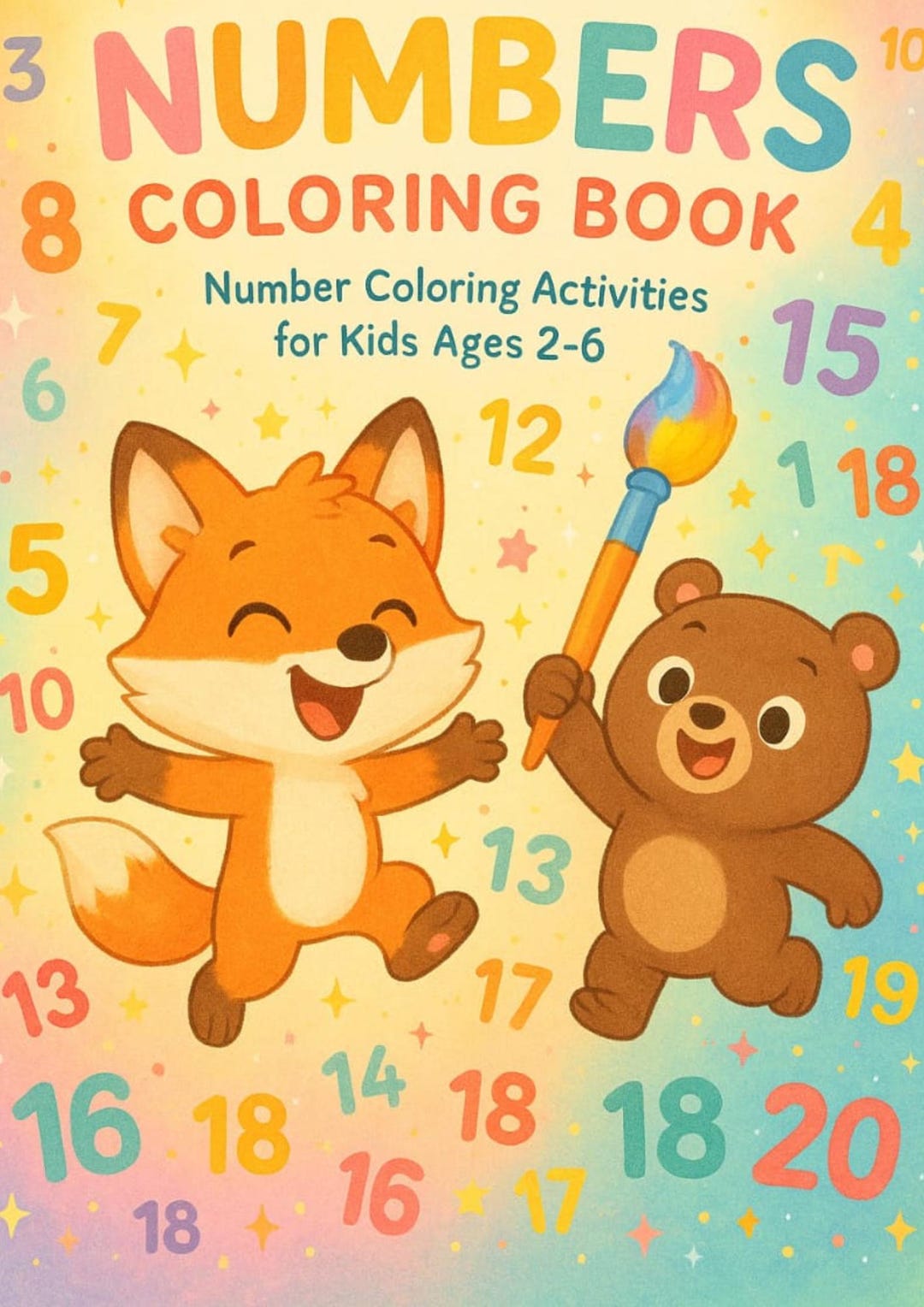 My First Numbers – Counting & Coloring Book (ages 3-6) - Etsy