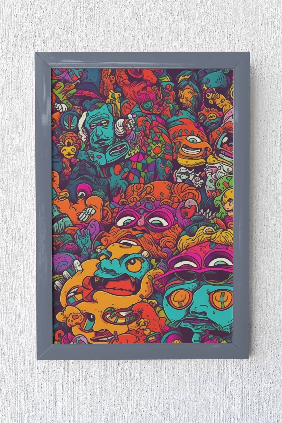 Space Rave Wall Print - Intergalactic Rave Scene Artwork ...