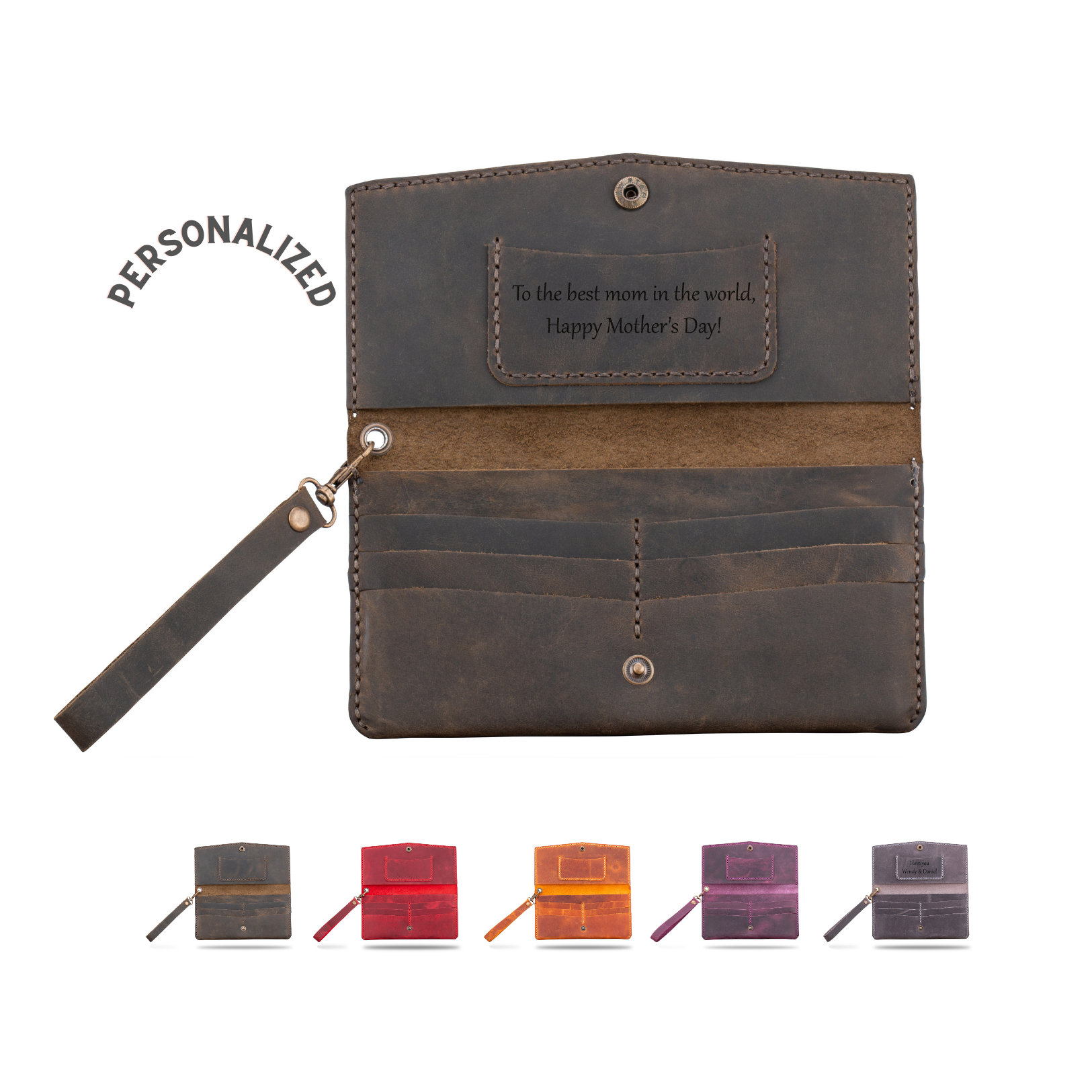 Personalized Women Wallet Leather Women's Wallet for Women Leather ...