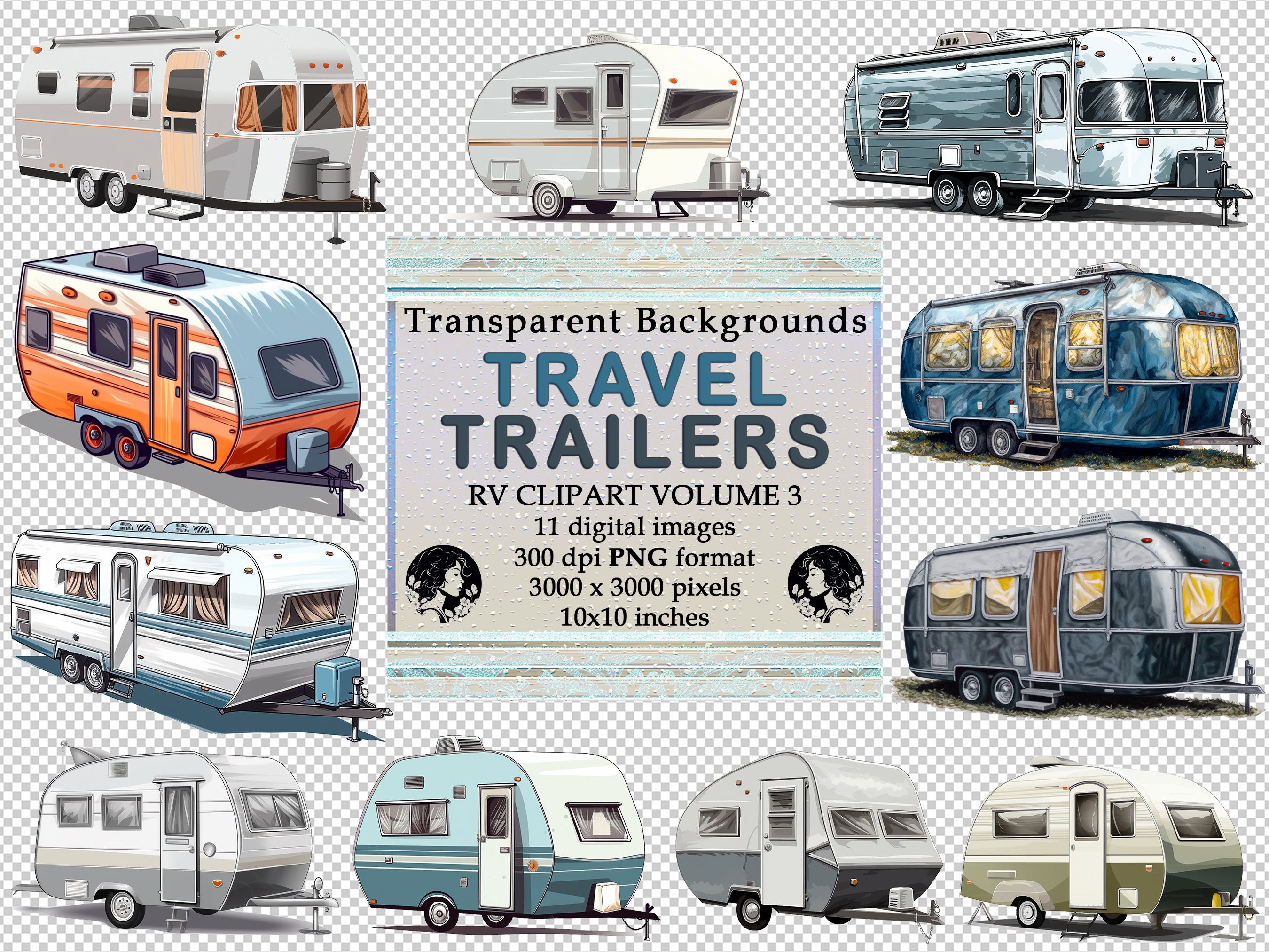Clipart Of Rvs