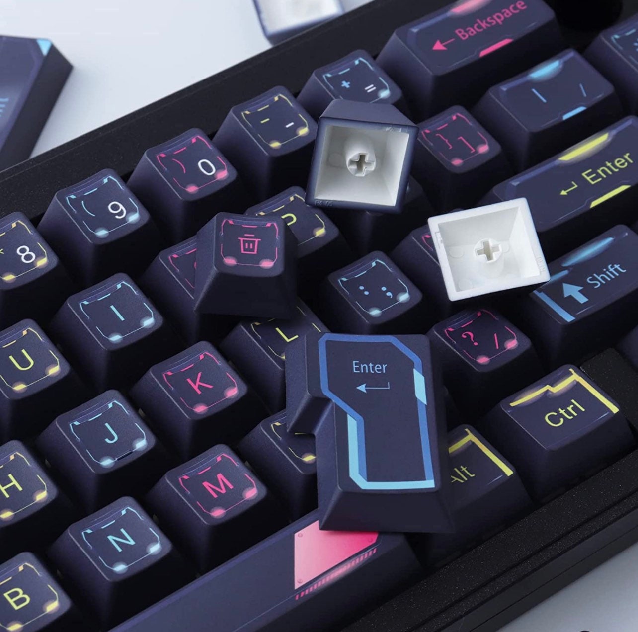 Pbt Keycaps REDQIN ULTRAEQUIP Clear Keycaps + Transparent Keycaps ...