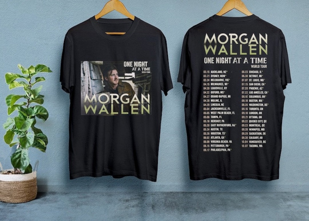 Morgan Wallen 2023 Tour One Night at A Time Shirt, Morgan Wallen Fan ...
