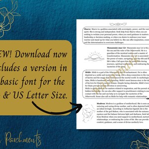 Celtic Deities Printable Grimoire Pages, Guide to Celtic Gods & Goddesses, Druidry, Celtic ...