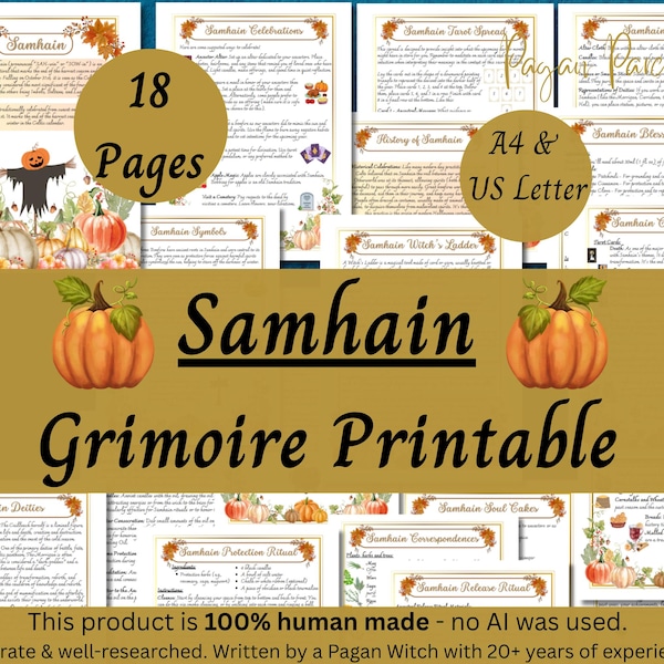 Grimoire Art Printable - Etsy UK