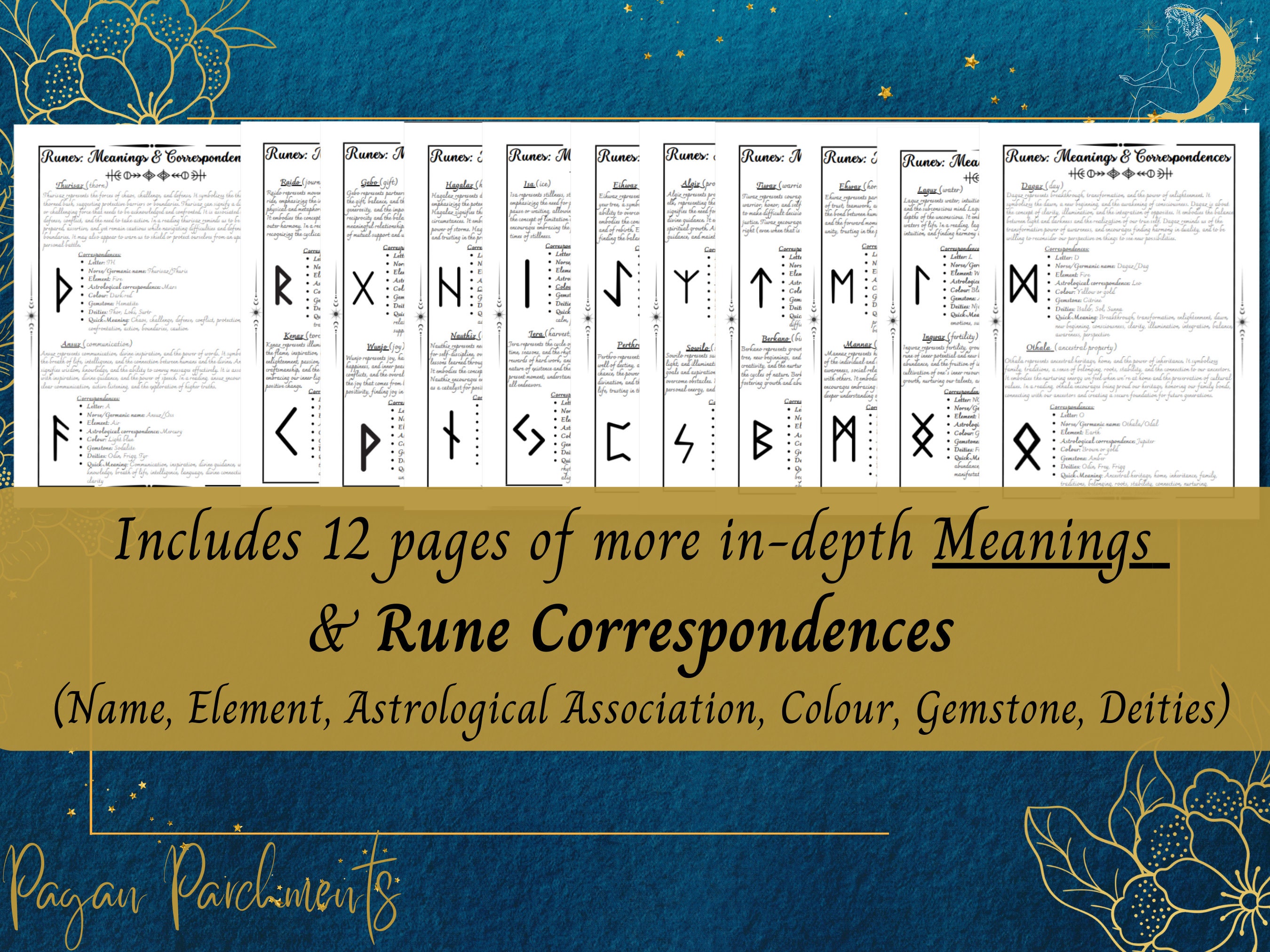 Ultimate Rune Guide Runes Grimoire Printable Rune Cheat - Etsy