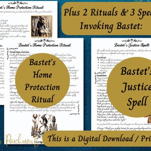 Bastet Grimoire: Work With Egyptian Goddess Bast, Book of Shadows (PDF ...