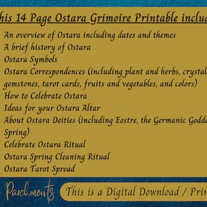 Ostara Grimoire Printable, Pagan Sabbat Pages, Celebrate Ostara ...