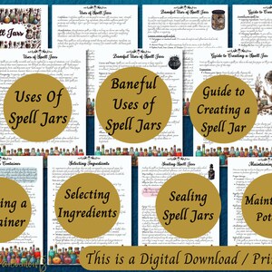 Spell Jars & Bowls Grimoire: 50 Page Ebook (PDF) - Etsy
