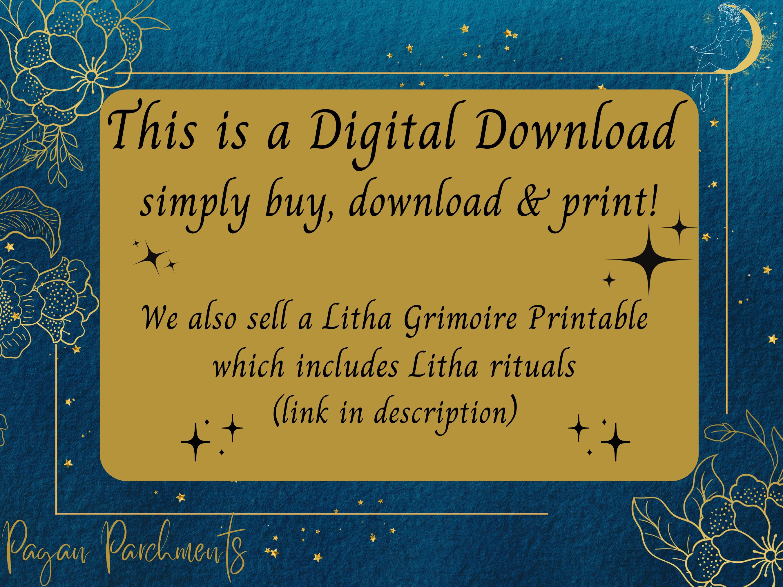 Litha Tarot Card Spread Printable, Celebrate Summer Solstice, Witchy Tarot Grimoire Pages, Pagan ...