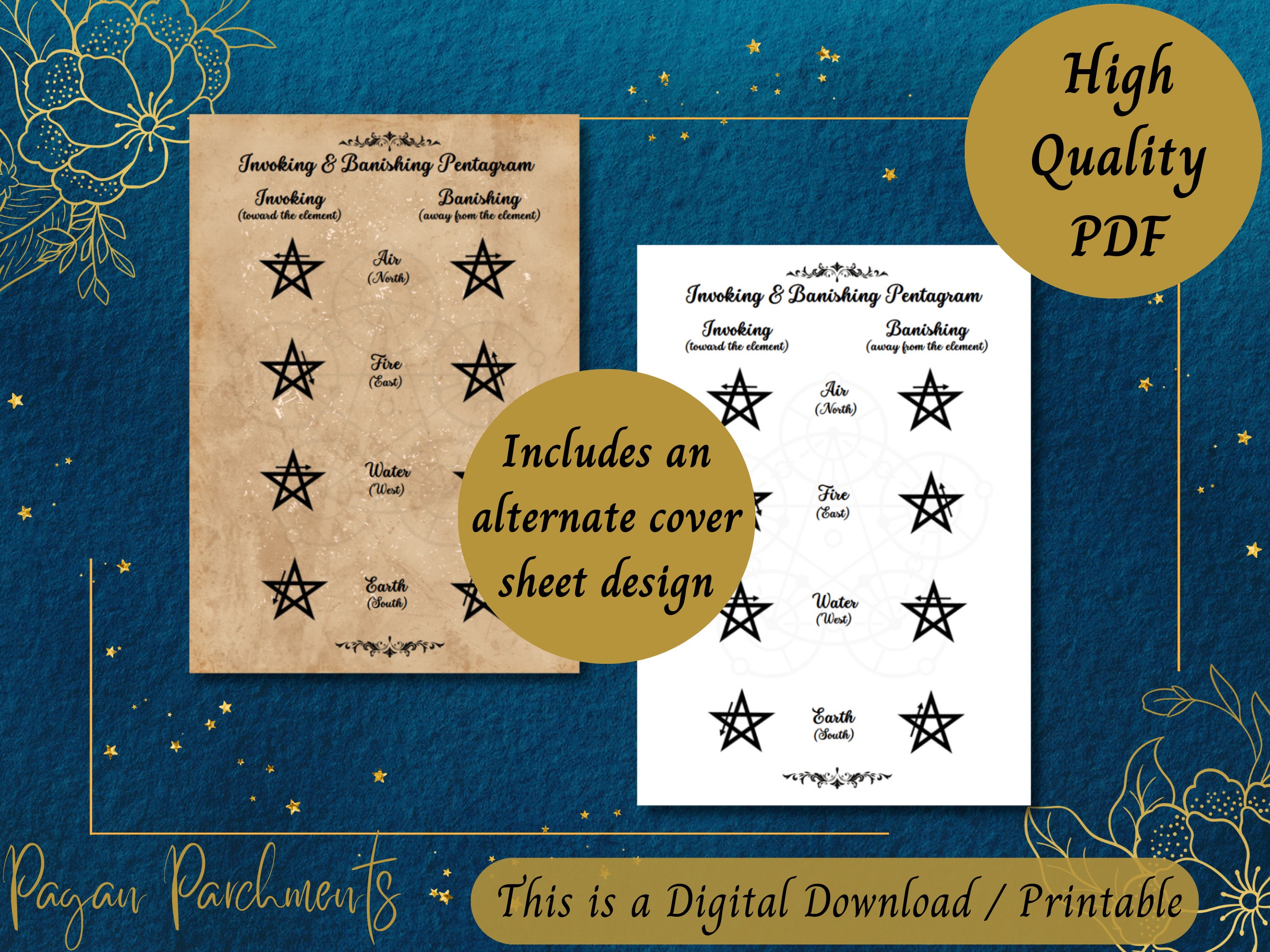 Invoking and Banishing Pentagram Grimoire Pages, Invoking the Pentagram ...