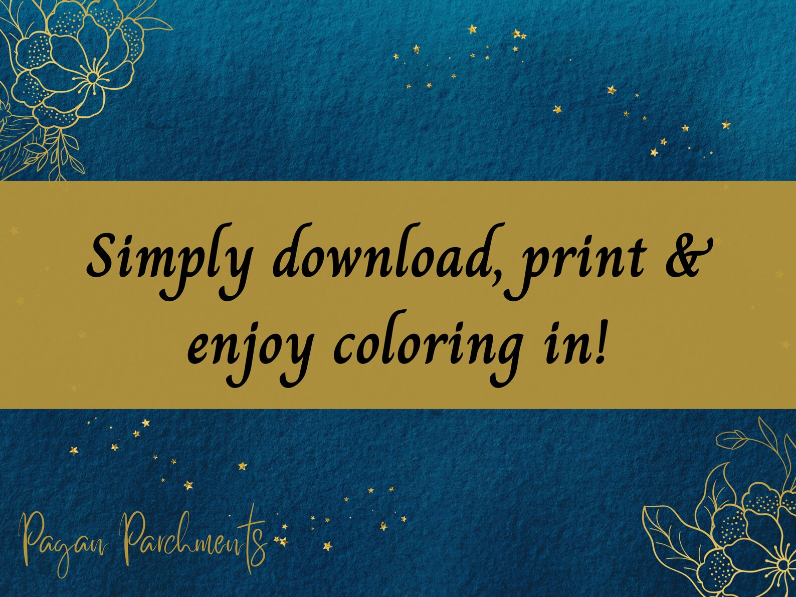 Samhain Coloring Printable, Halloween Colouring Pages, Witchy Adult ...