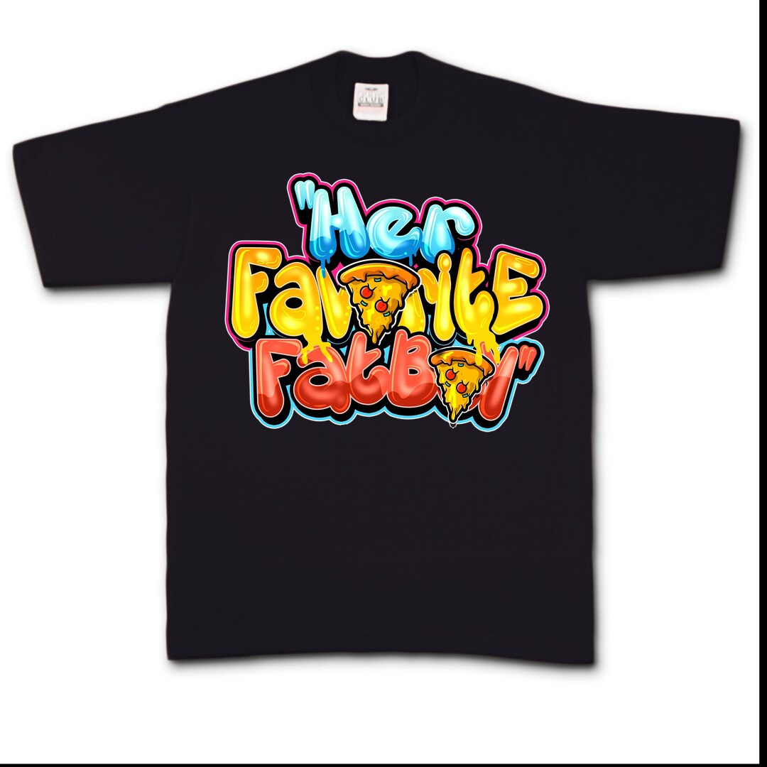 Favorite Fatboy Pizza Tee - Etsy