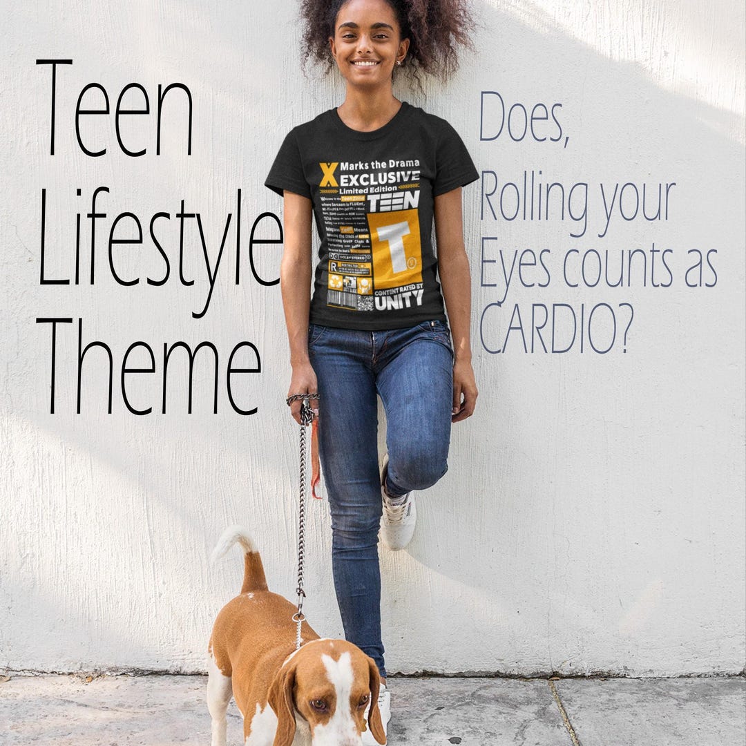 Teen Zone Shirt | Rated T for Teen Meme Shirt | Funny Wi-fi & Tiktok ...