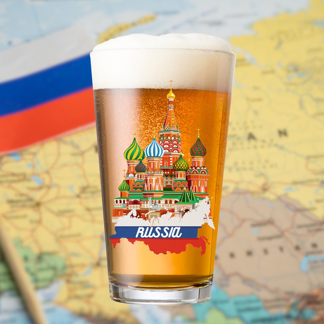 Russia Pint Glass Russian St Basil Beer Glass Personalized Cup - Etsy
