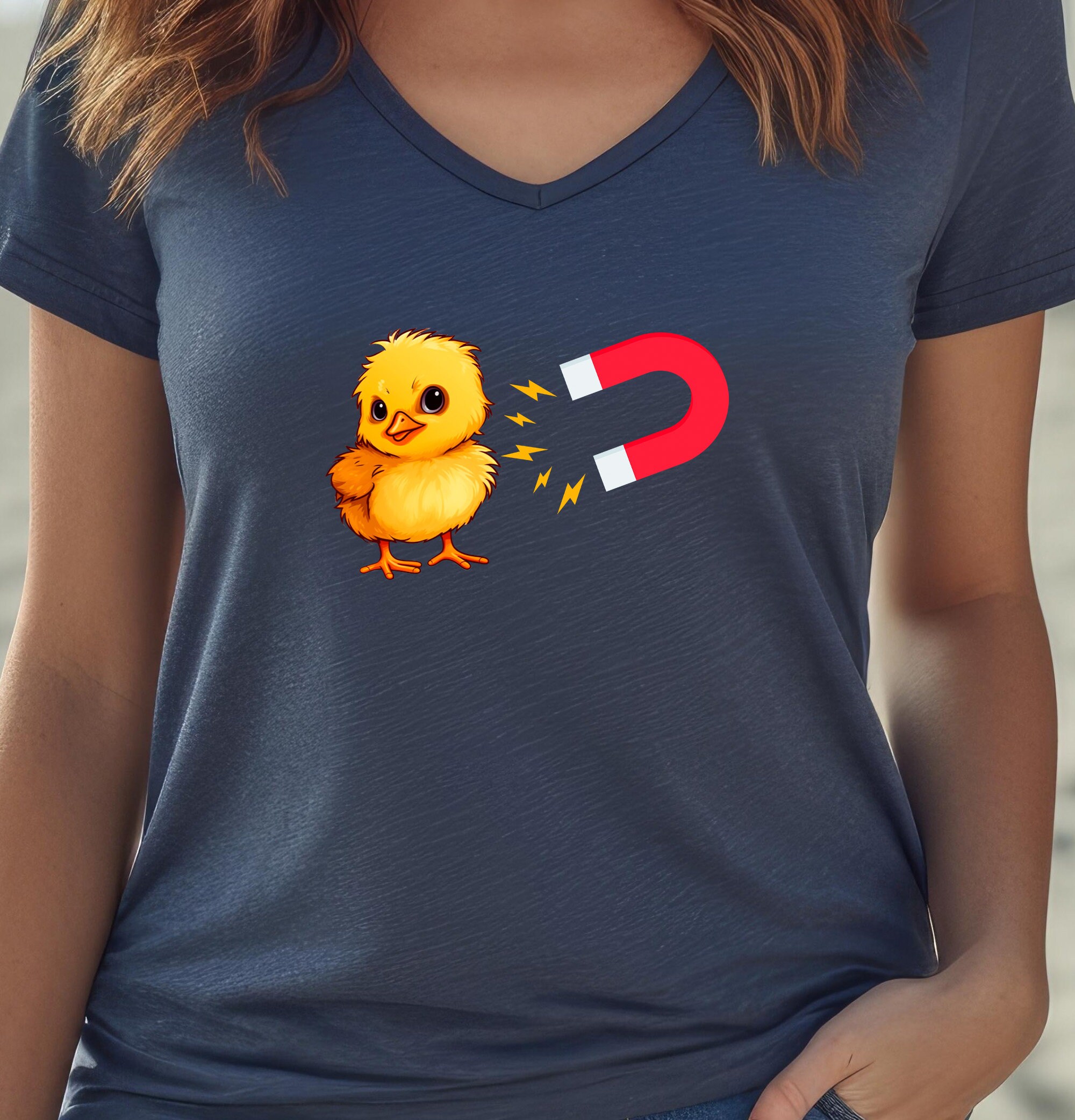 Chick Magnet Vintage Chicken Top Couple Shirts Easter Chick Chick ...