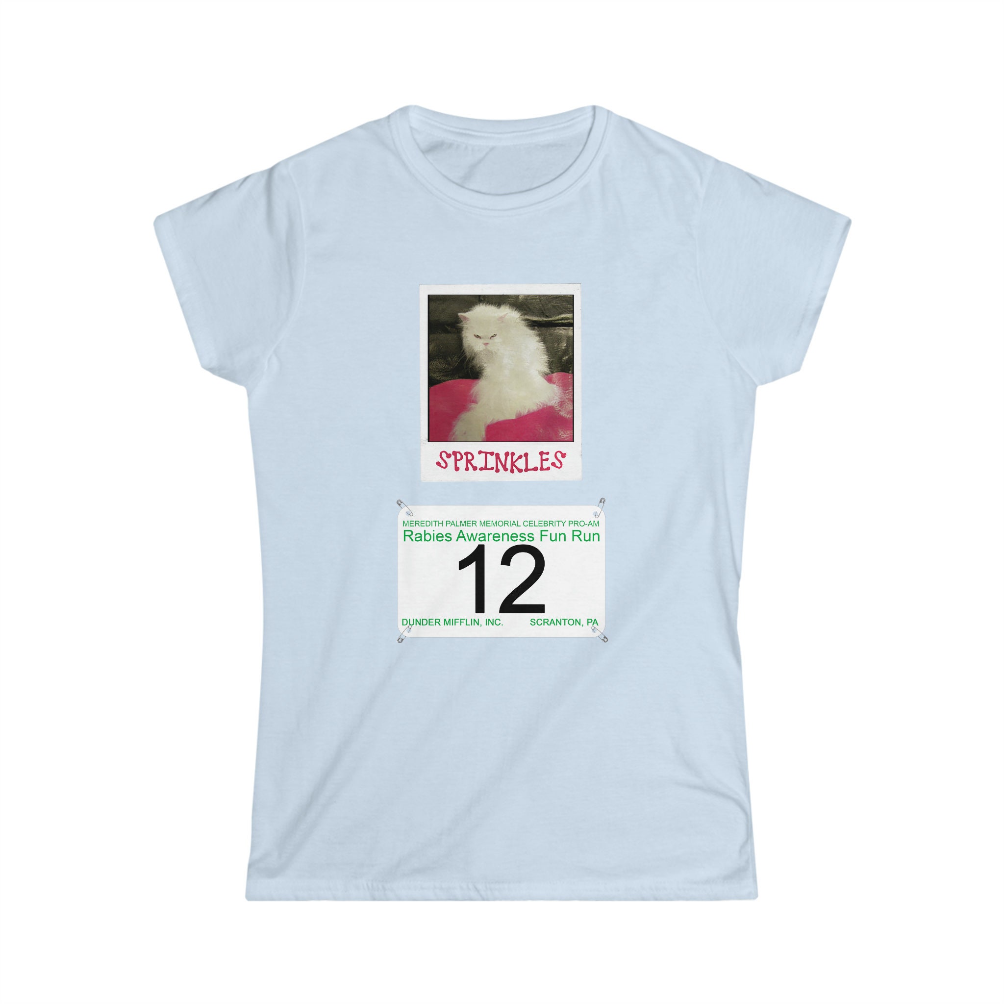 The Office Rabies Awareness Run Angela Sprinkles T-shirt - Etsy