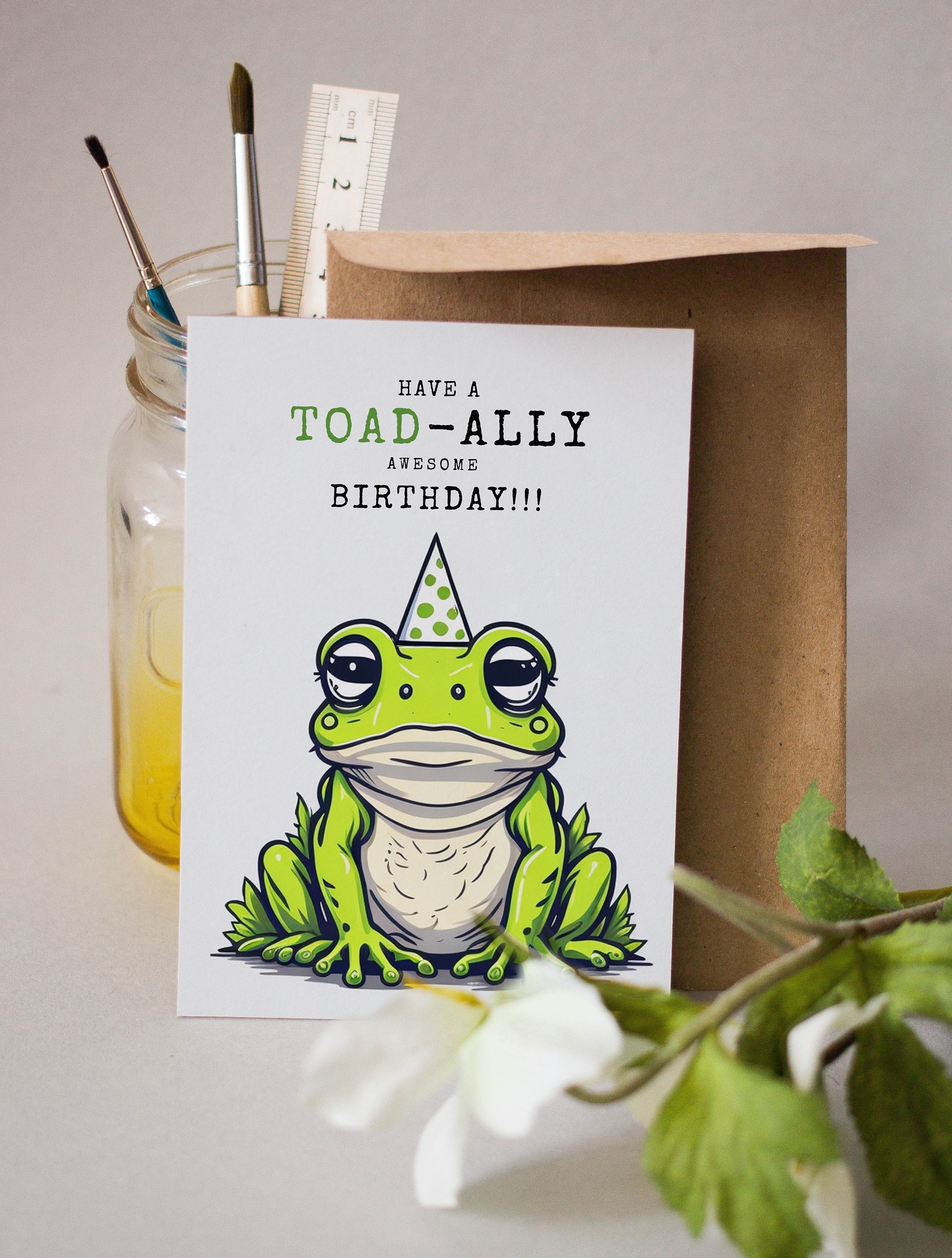 Have a Toad-ally Awesome Birthday! - Birthday Card, Printable ...