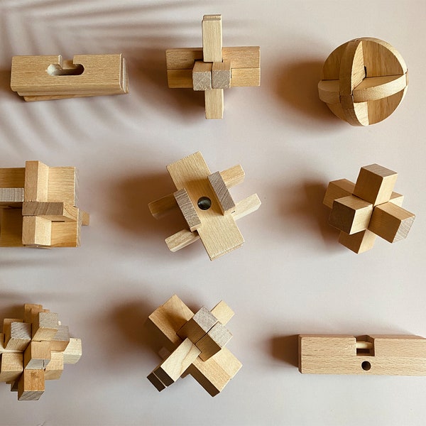 Interlocking Wooden Jigsaw Puzzle - Etsy