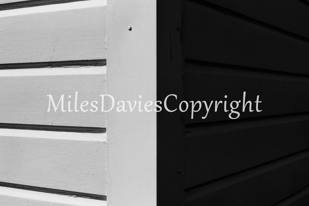 Light and Shade Beach Hut A4 and A3 Prints - Etsy