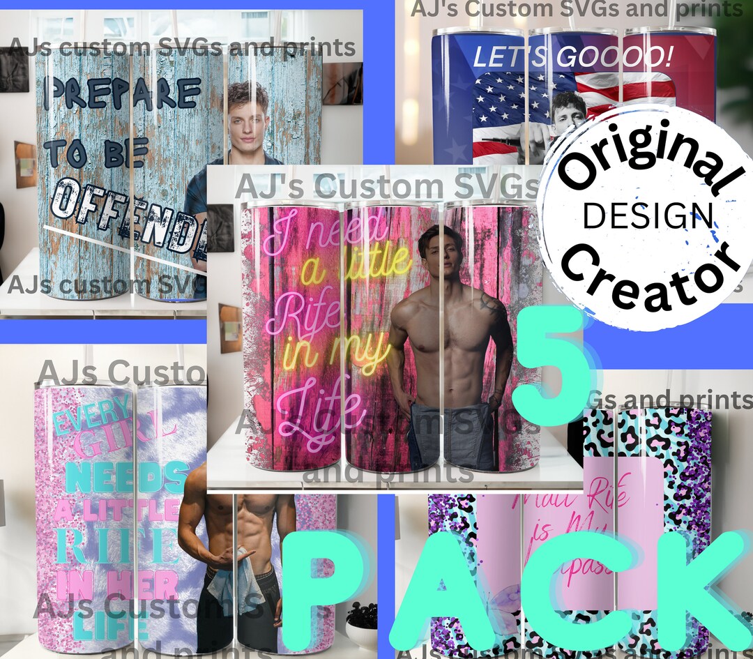 Matt Rife Bundle FIVE (5) Print Bundle/ PNG Digital Print 20oz Skinny ...