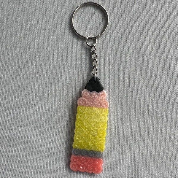 Perler Bead Keychain - Etsy