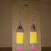 Pencil Perler Bead Earrings | Teacher Perler Bead Earrings | Pencil ...