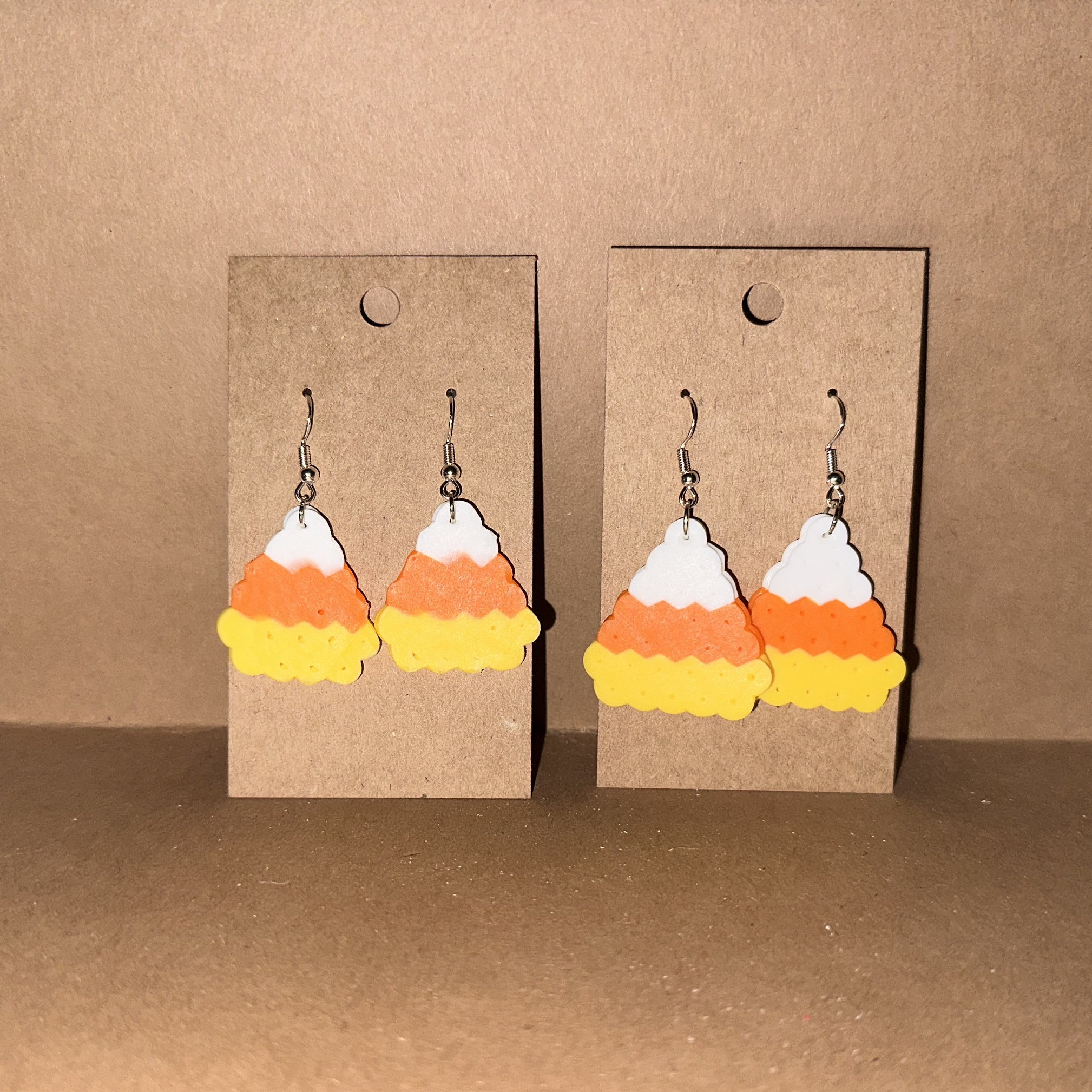 Candy Corn Perler Bead Earrings | Halloween Earrings | Candy Corn ...