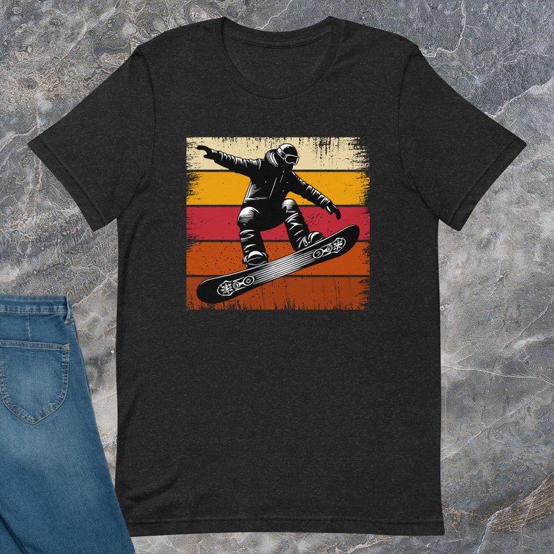 T-Shirt Snowboarding Shirt Snowboard Mens Cotton New Snow Size ...