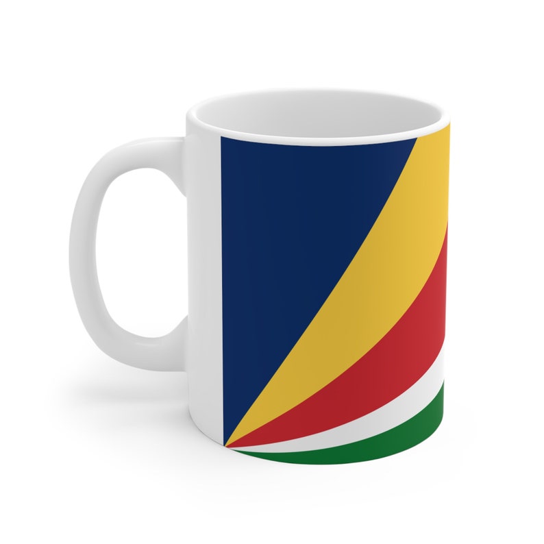 Seychelles Flag Mug Seychellois Pride Ceramic Coffee Cup Perfect Gift ...