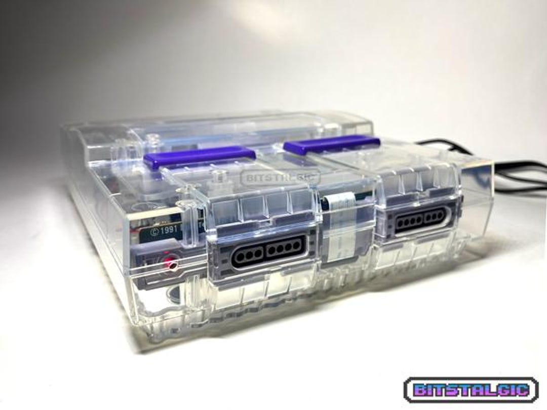 Custom Super Nintendo SNES Console Crystal - Etsy