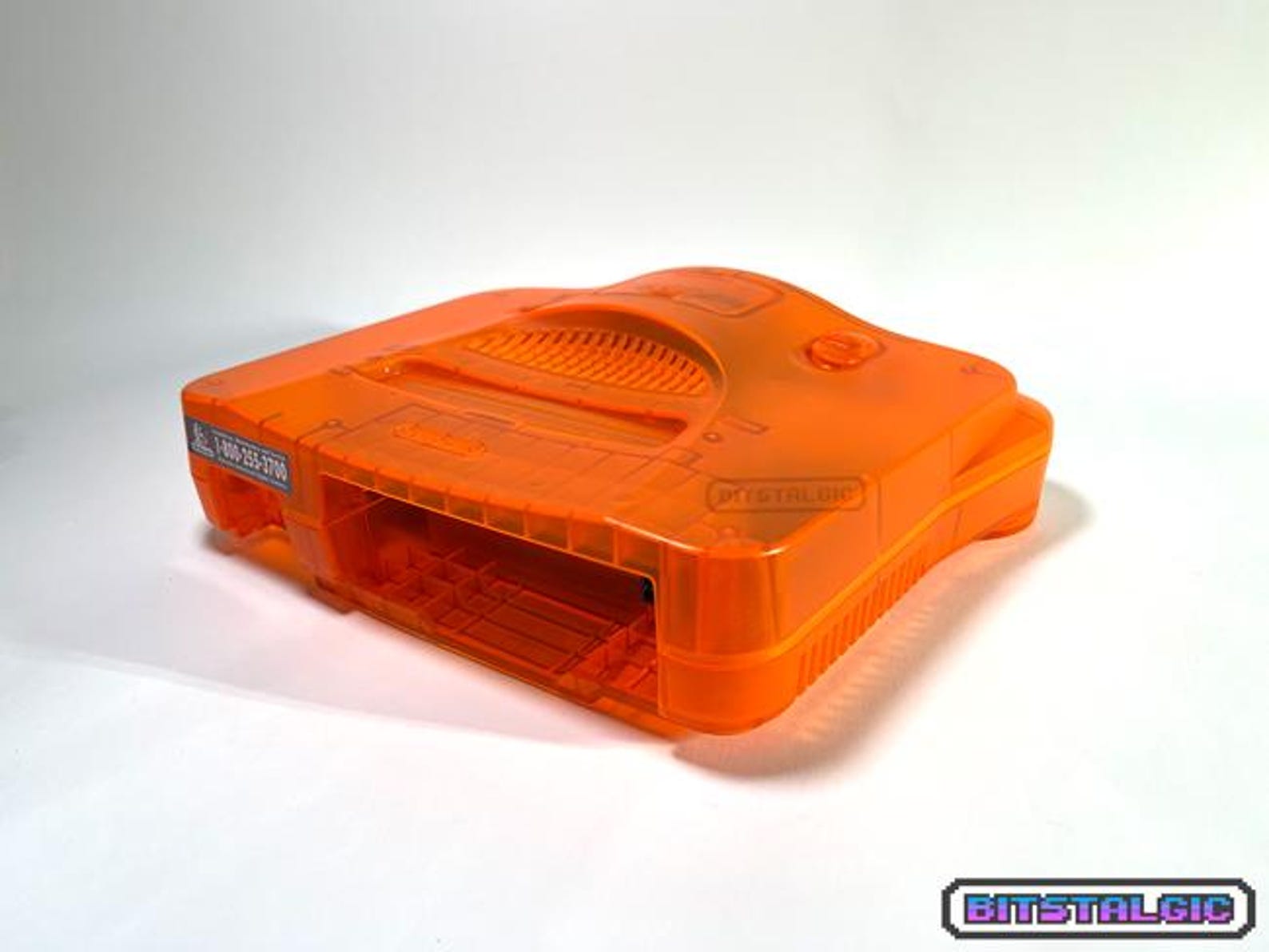 Custom Nintendo 64 N64 Console Clear Orange W/controller - Etsy
