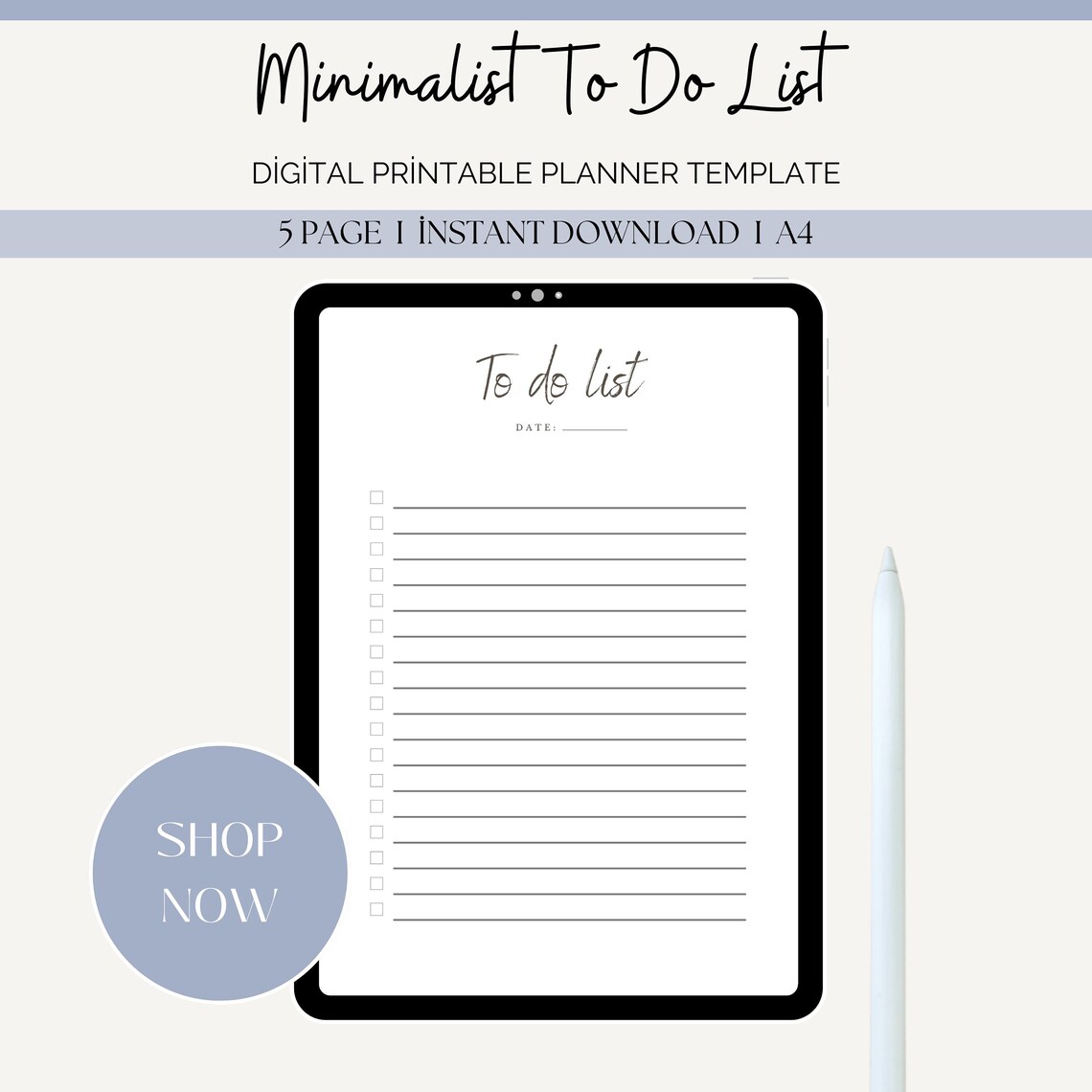 Minimalist to Do List, Printable to Do List,productivity, Tasks, List ...