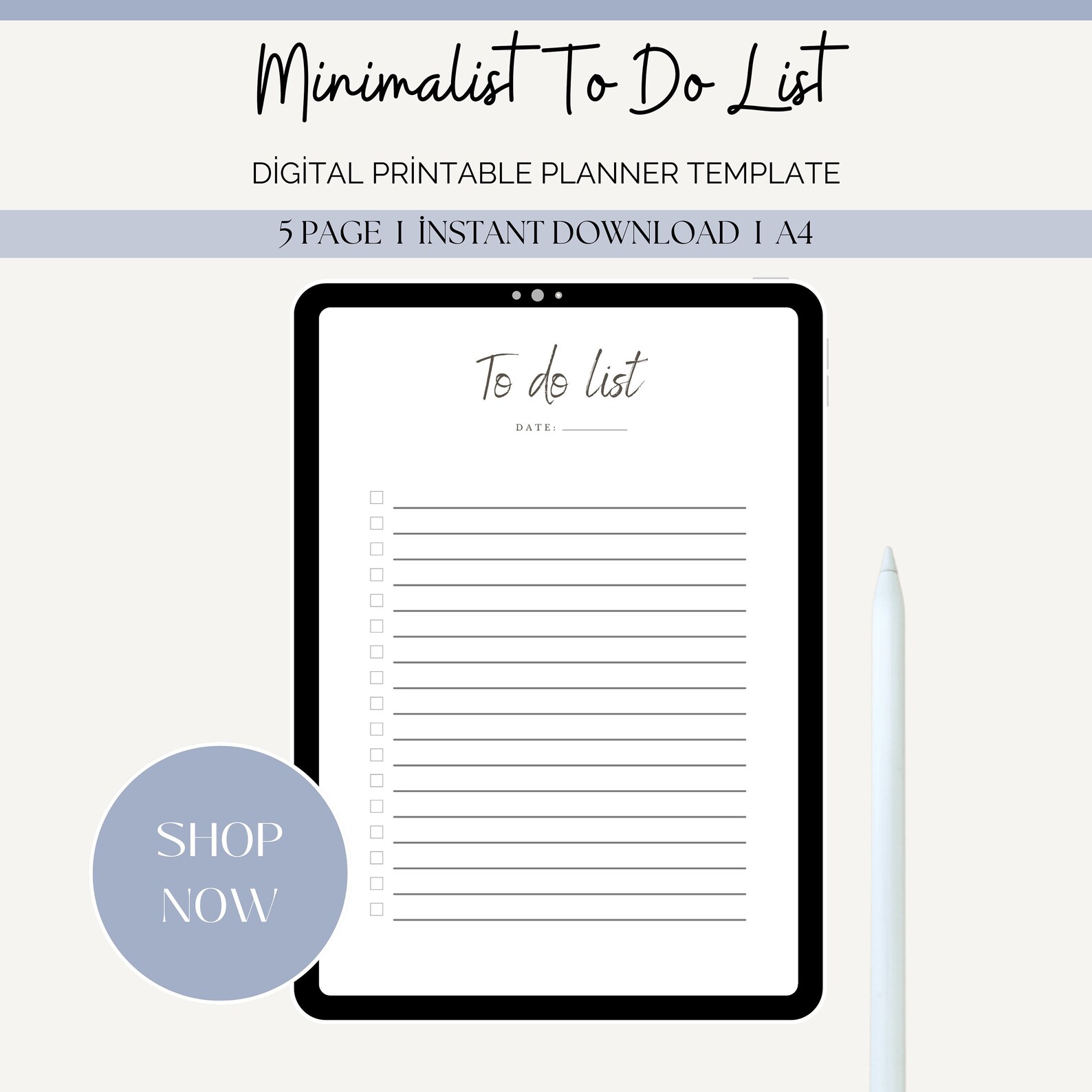 Minimalist to Do List, Printable to Do List,productivity, Tasks, List ...
