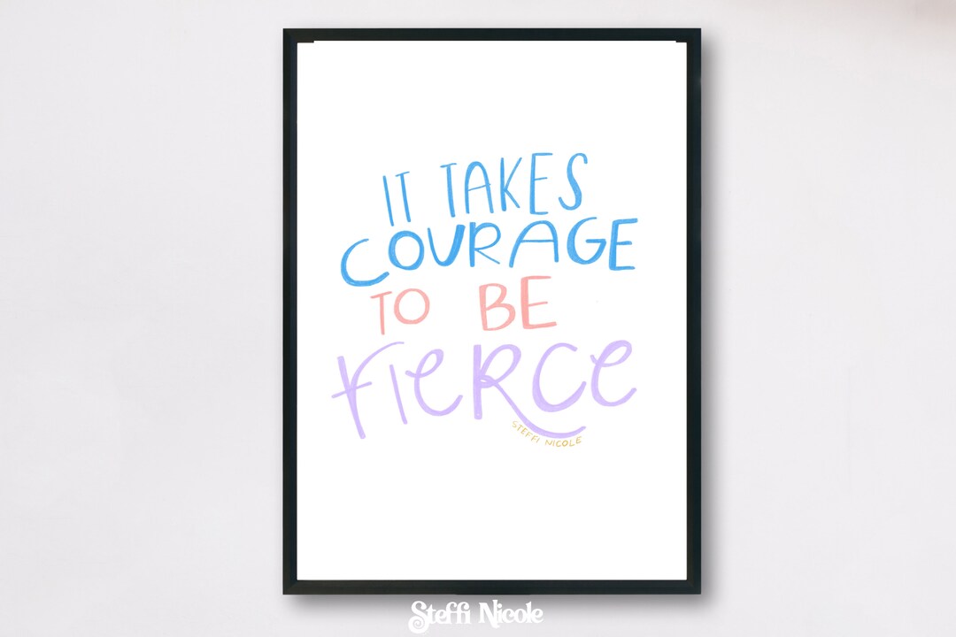 Encouragement Wall Art, Abstract Art, Positive Motivation Quotes ...