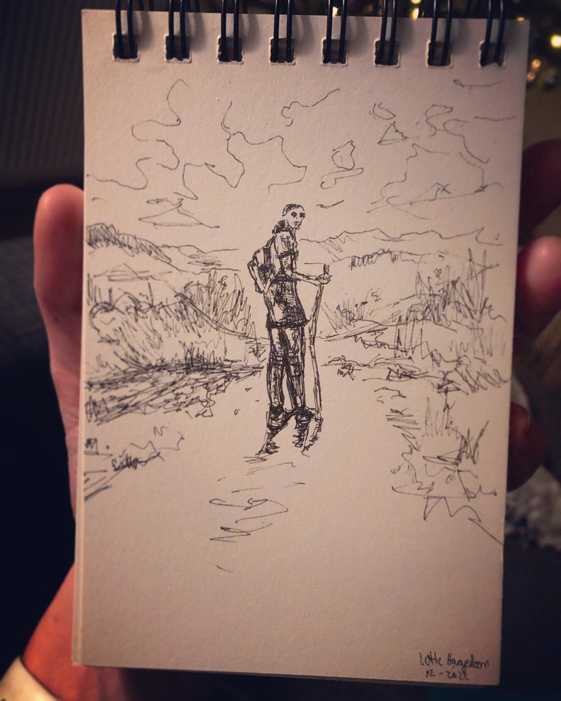 A Pen Drawing of Your Holiday (commissioned). - Etsy