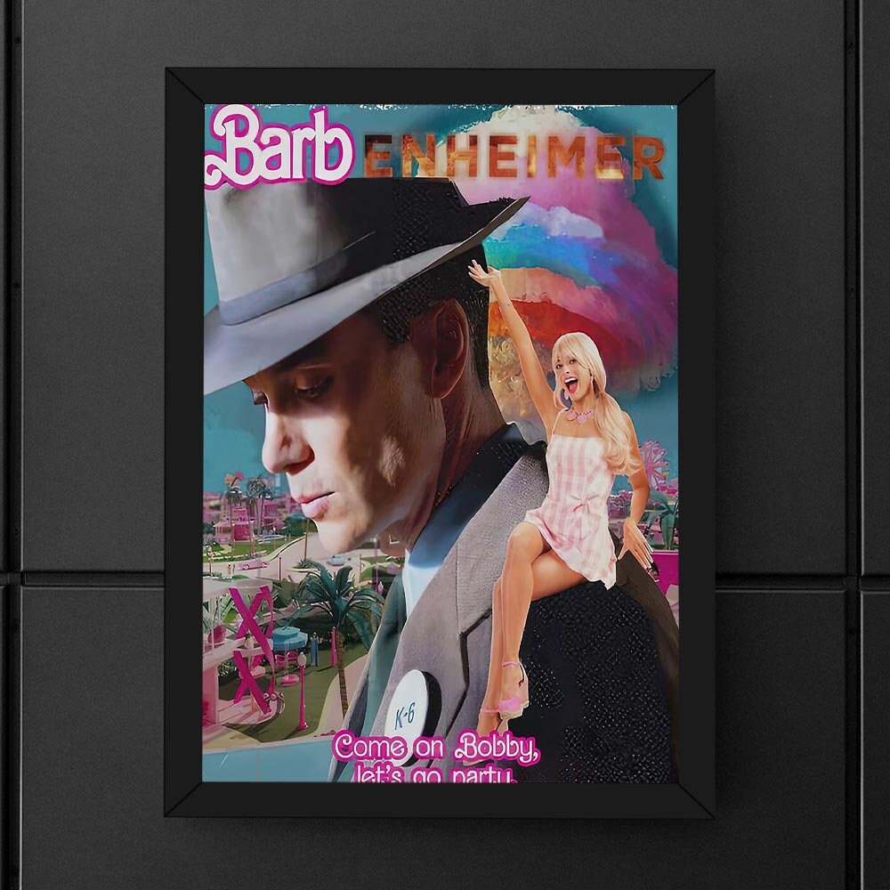 Barbenheimer Barbie Movie Poster